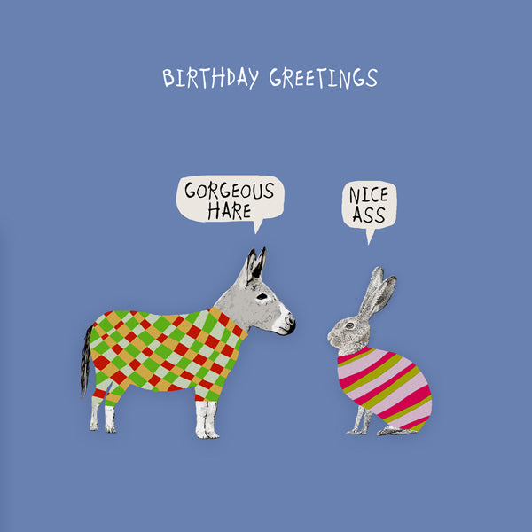 Cheeky Birthday card for a good looking friend or partner | Sally Scaffardi