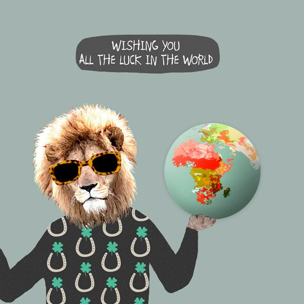 Good Luck Card ... Wishing you all the luck in the world | Sally Scaffardi